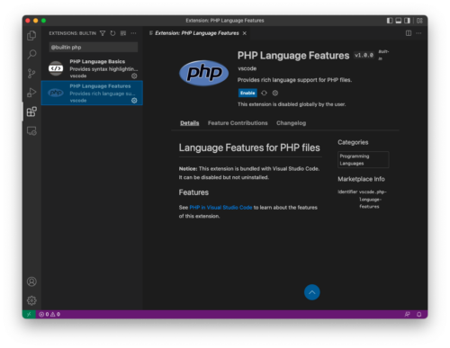VS Code PHP 개발환경 세팅 – CHICPRO